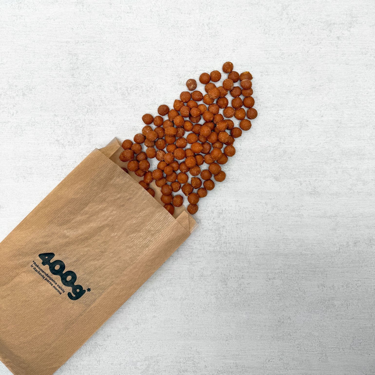 Džiovinti ananasų, pasiflorų rutuliukai be pridėtinio cukraus, 500 g – 400g