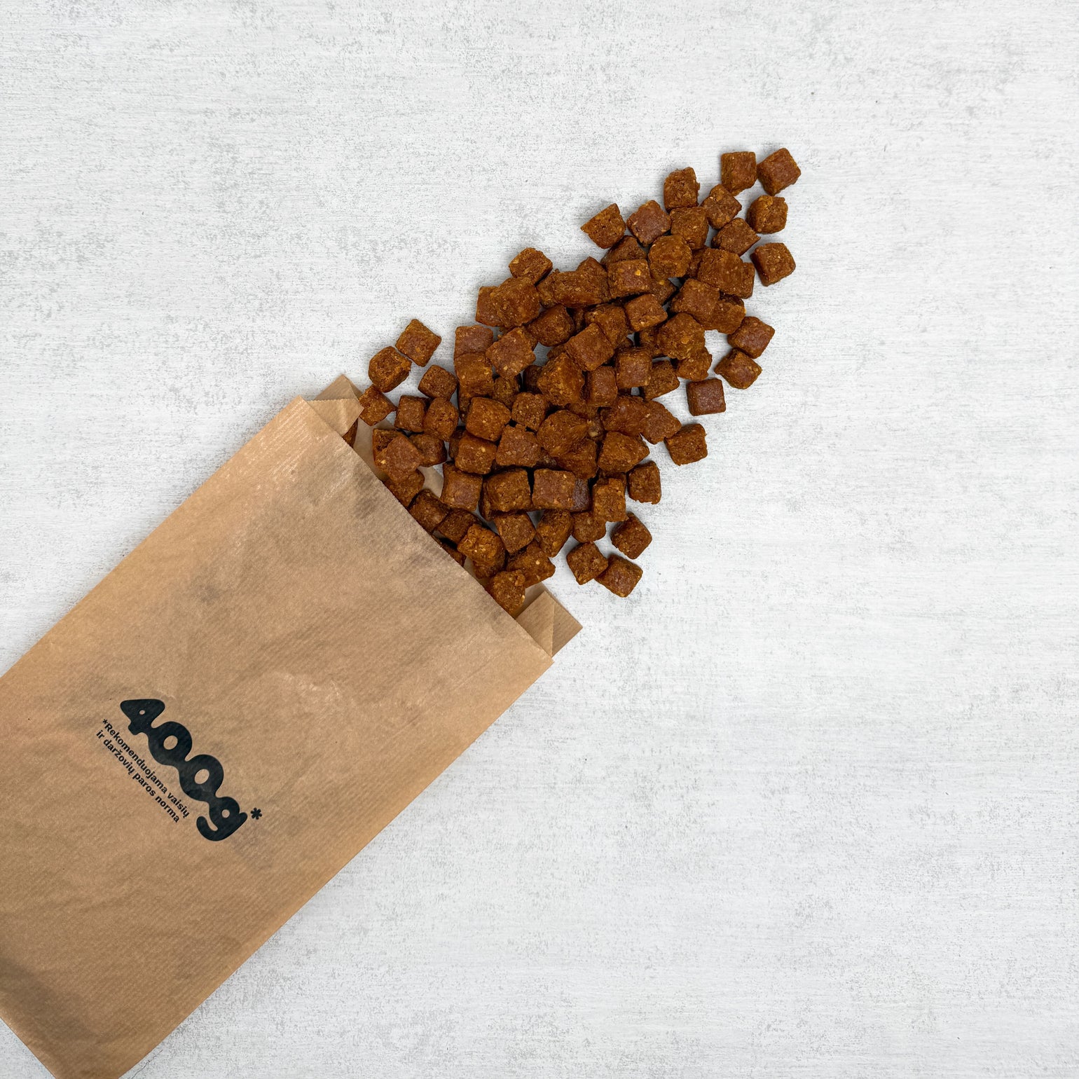 Džiovinti didieji mangų kubeliai be pridėtinio cukraus, 500g – 400g